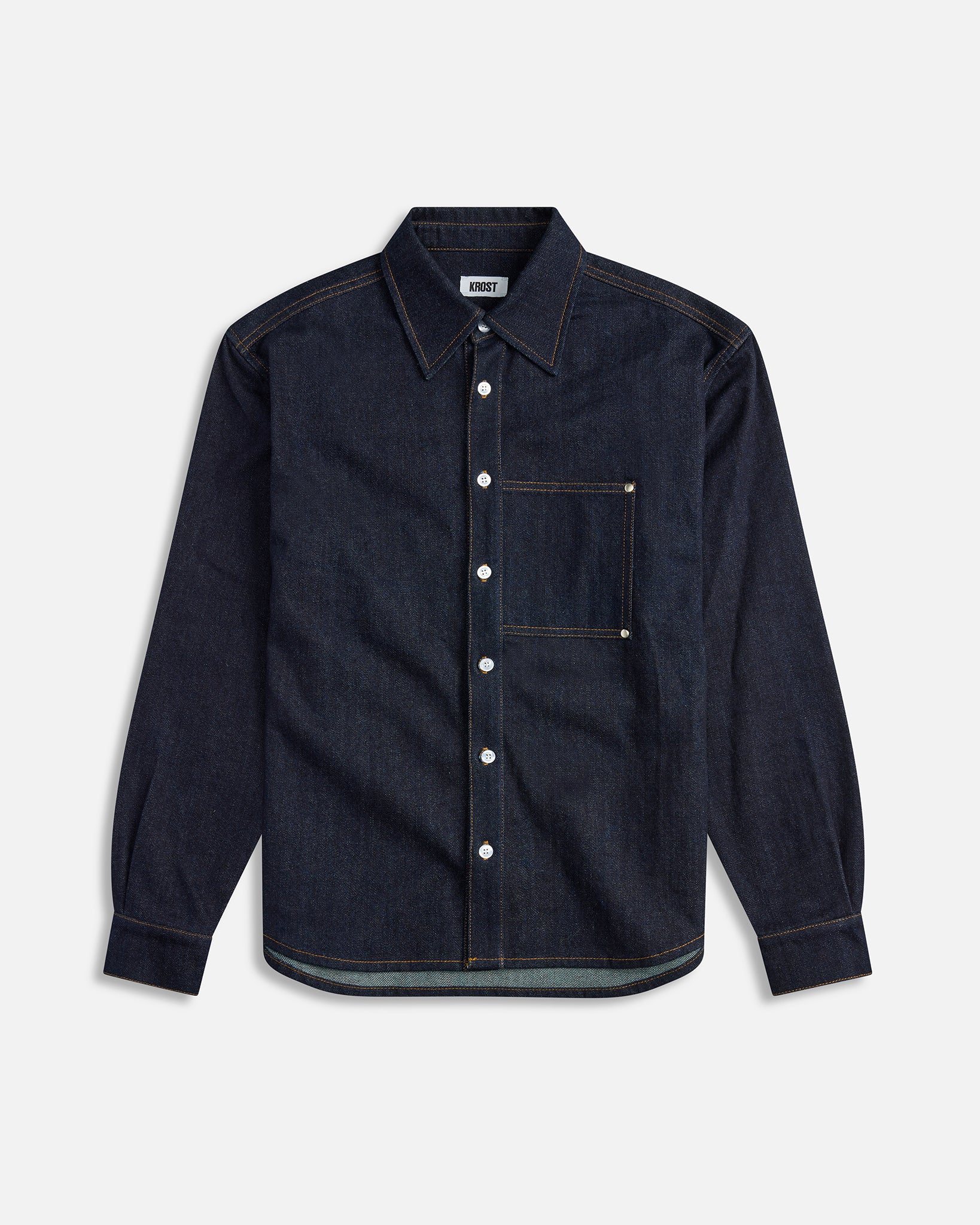 Indigo Denim Rivet Shirt – KROST
